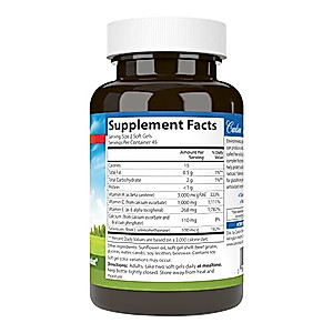 Carlson - ACES, Vitamins A, C, E + Selenium, Cellular Health & Immune Support, Antioxidant, 90 Softgels