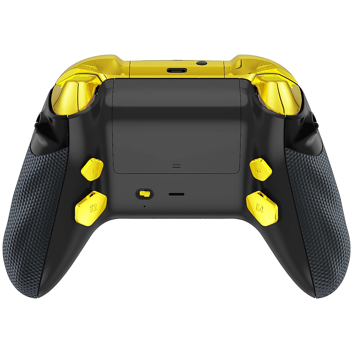 HEXGAMING ADVANCE Wireless Controller for Xbox Series X & S, for Xbox One, and for Windows 7/8/10-4 Remappable Back Buttons - Triggers Stop - Interchangeable Thumbsticks - Green Weeds