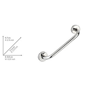 WENKO "Bosio Bath Tub Grip, Silver