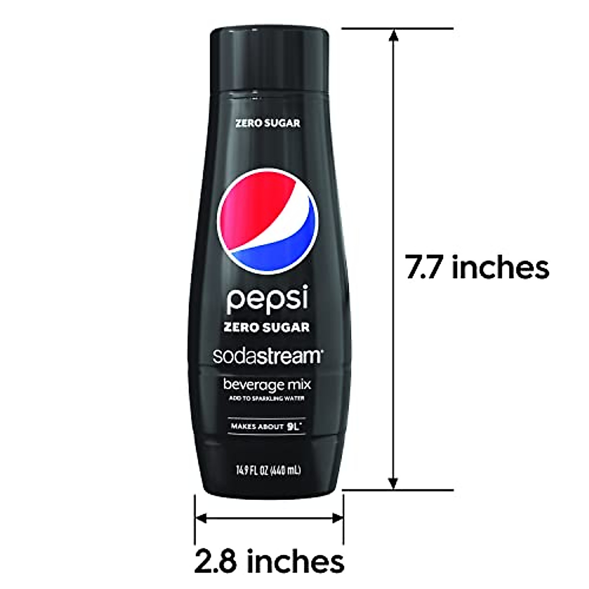 SodaStream® Pepsi® Zero Sugar Beverage Mix (440ml, Pack of 4)