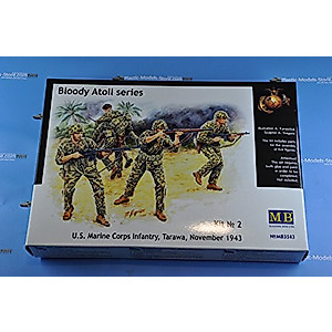 Masterbox Bloody Atoll US Marine Corps Infantry Tarawa, November 1943 1/35 Master Box 3543