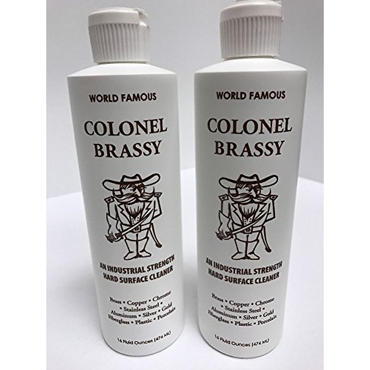 Colonel Brassy Surface Cleaner 2-pack 16oz Bottle Polish