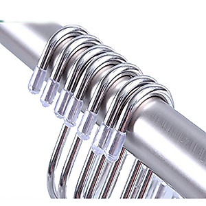 GCA 10 Pack 304 Stainless Steel Heavy-Duty S Shaped Hooks Kitchen Pot Pan Hanger Clothes Storage Rack