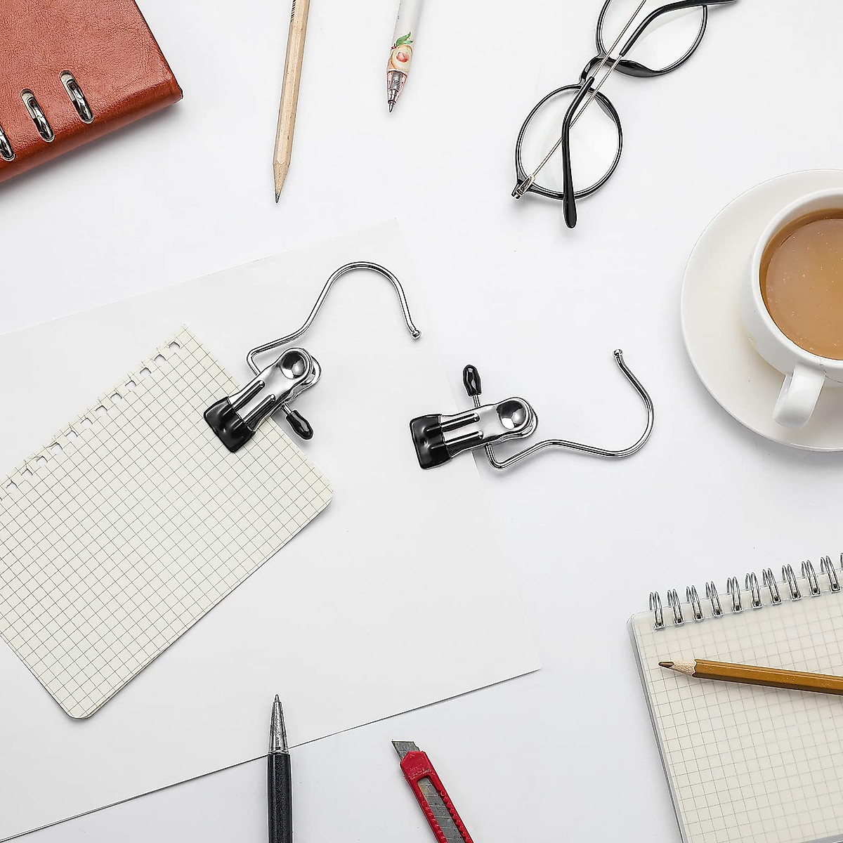 Frezon 30 Pack Boot Hanger Legging Organizer for Closet, Boot Holder, Hanging Clips, Portable Multifunctional Hangers Single Clip Space Saving for Jeans, Hats, Tall Boots, Towels(Black)