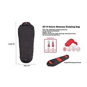 OmniCore Designs Mil-Spec 6-pc. Mummy Modular Sleeping Bag System 30F to -30F