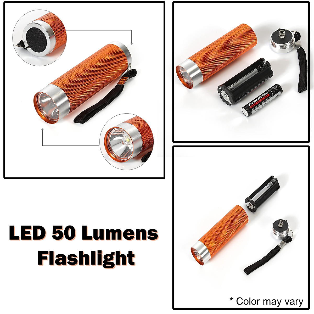 Propane Tank 2 Pack with Golden Lion Bonus: LED 50 Lumens Flashlight