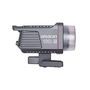 amaran 100x S Bi-Color Bowens Mount Point-Source LED Video Light,100W Output Studio Light,Bluetooth App Control 9 Built-in Lighting Effects DC/AC Power Supply Ultra Silent Fan(amaran 100xS)