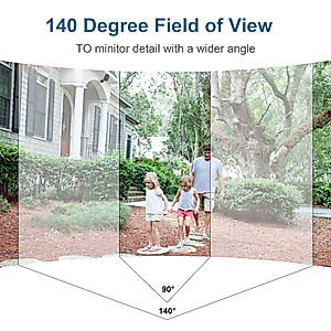 LaView Security Cameras Wireless Outdoor,1080P HD Battery Powered 9600mAh Wi-Fi Camera, Outdoor Security Cameras with AI Motion Detection,Night Vision,IP65 Waterproof,Include SD Card&USA Cloud Service