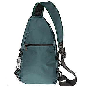 Sling Backpacks, Vanlison Sling Chest Bags Shoulder Crossbody Bags for Men Women Outdoor Travel Walking Dog Running Dark Green