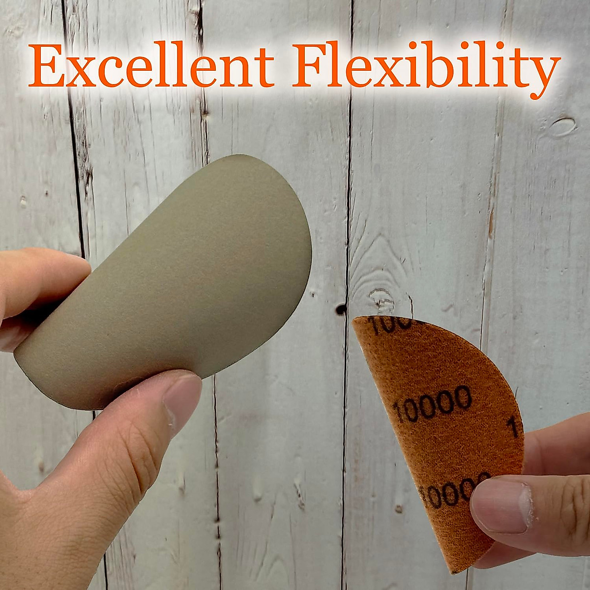 3 Inch Sanding Discs, 600-5000 Grit Premium Silicon Carbide Sandpaper with 1 Interface Pad, 40pcs Wet Dry Hook and Loop Sand Paper for Wood Metal or Auto