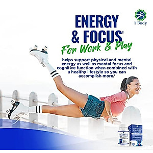 1 Body Thyroid Support Supplement for Women and Men - 2 Pack 60 Days - Energy & Focus Formula - Vegan & Non-GMO - Iodine, Vitamin B12 Complex, Zinc, Selenium, Ashwagandha, & More…