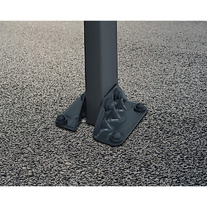 Palram - Canopia Atlas 10 x 16 Metal Carport, Heavy Duty Car Port, Weather-Protected Gray Aluminum Frame, Bronze Polycarbonate RV & Car Storage, UV Protected, DIY Truck Garage Kit, 10-Year Warranty