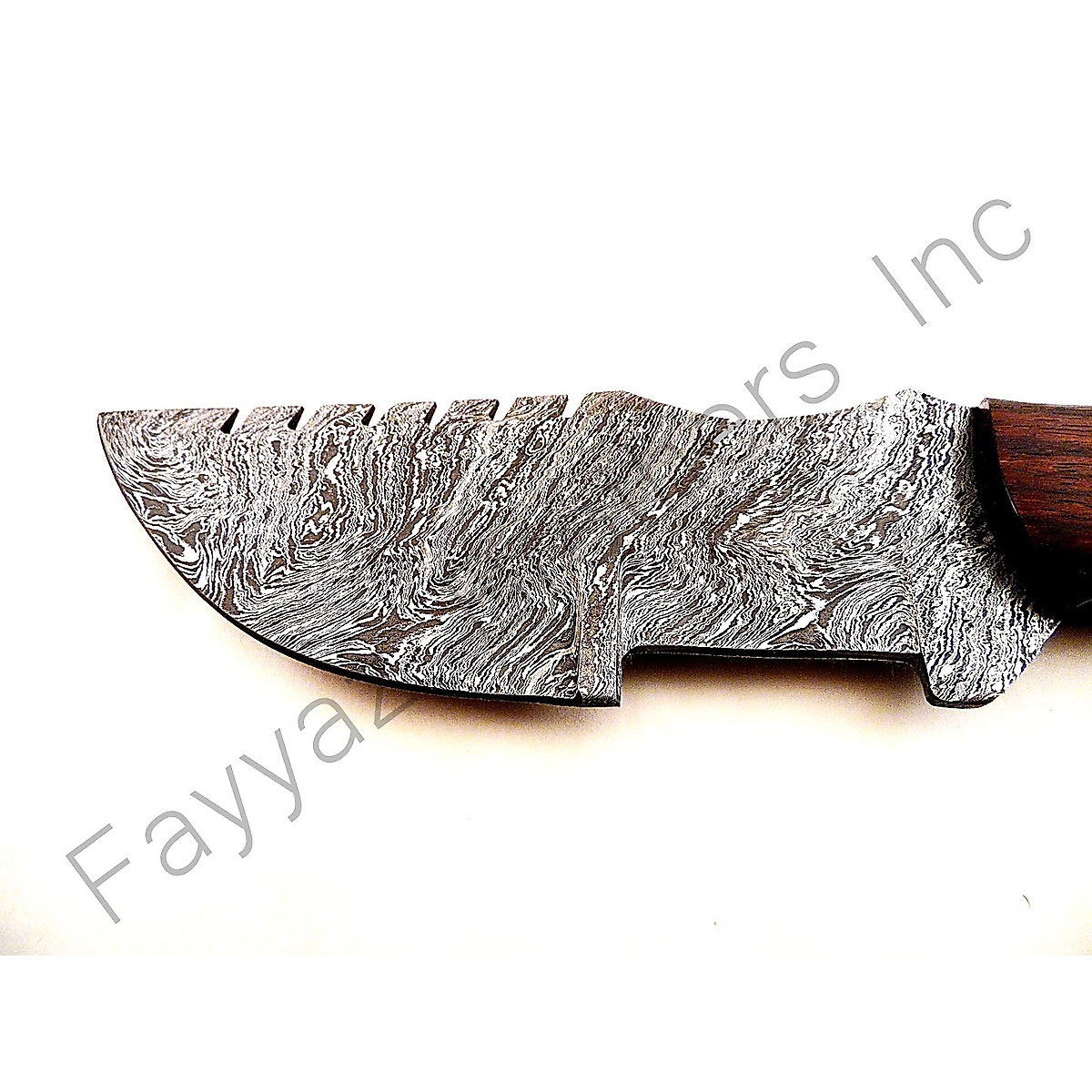 FAYYAZ BROTHERS Custom Made Damascus Steel Hunting Knife/Tracker Knife FBK-15306, 307, 308, 309, 310, 311, 312, 313 and 314 (Rose Wood)