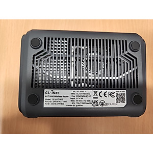 GL.iNet GL-AXT1800 (Slate AX) Pocket-Sized Wi-Fi 6 Gigabit Travel Router, Extender/Repeater for Hotel&Public Network Storage, VPN Client&Server, OpenWrt, Adguard Home, USB 3.0, TF Card Slot