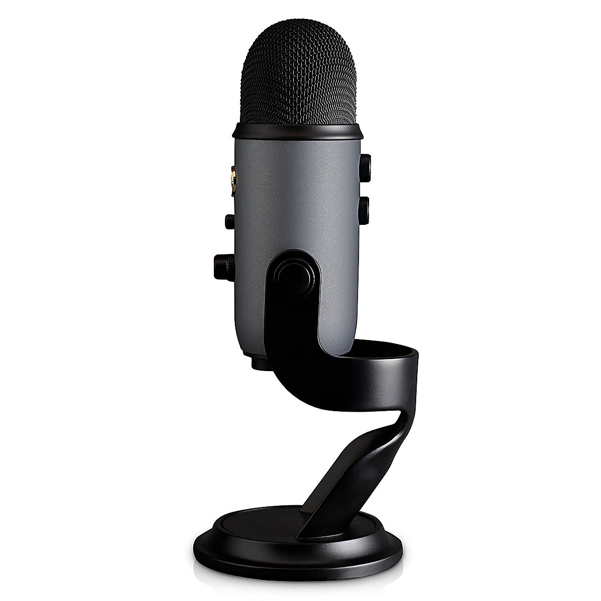 Blue Yeti USB Microphone for Recording, Streaming, Gaming, Podcasting on PC and Mac, Condenser Mic for Laptop or Computer with Blue VO!CE Effects, Adjustable Stand, Plug and Play - Slate