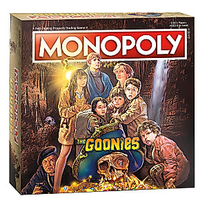 Monopoly® The Goonies | Based on The 80s Adventure Classic Film | Collectible Monopoly Game Featuring Familiar Locations and Iconic Moments