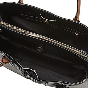 NINE WEST Lorraine LRG Jet Set Satchel, Dk Bourbon Multi