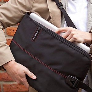 Brenthaven Prostyle Laptop Backpack For Office or School Use – Durable, Protection from Impact and Compression (Fits 15inch - Black)