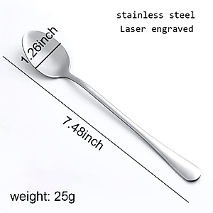 Tea Lover Gifts for Women Girls Tea Spoons for Tea Drinker Gifts for Women Christmas Gifts for Mom Grandma Gifts Birthday Gifts for Girlfriend Wife Teaspoons Gifts for Her