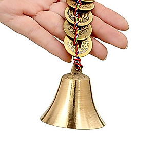 Chinese Feng Shui Bell for Wealth and Safe, Peace and Success,Feng Shui Element, Door Chime or Decor