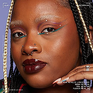 NYX PROFESSIONAL MAKEUP Epic Wear Metallic Liquid Liner, Long-Lasting Waterproof Eyeliner - Teal Metal