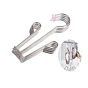 5 Pack Stainless Steel Shoes Hanger Drying Rack for Dehumidifying Hanging Leather Shoes,Double Hook Design Drying Shelf Storage Organizer,Closet Organizer Storage