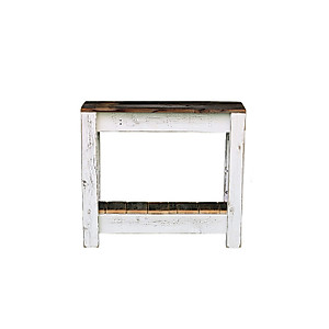 White Combo Accent Table