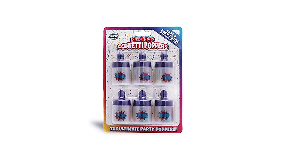 BEST PARTY EVER! Confetti Poppers - Easy, Safe & Vibrant Celebrations