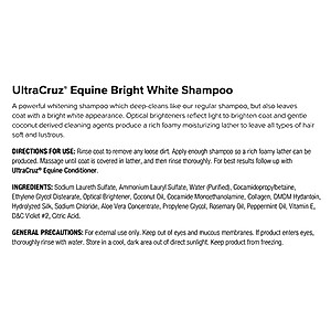 UltraCruz Equine Bright White Horse Shampoo, 1 Gallon