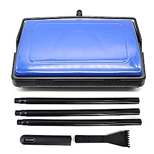 EZ SPARES Quiet Carpet Sweeper, Floor Sweeper with Horsehair Roller Brush Strong,Suitable for Carpet Cleaning Power,Bristle Sweeper,Great for House,Office,Kitchen,Carpet(Blue)