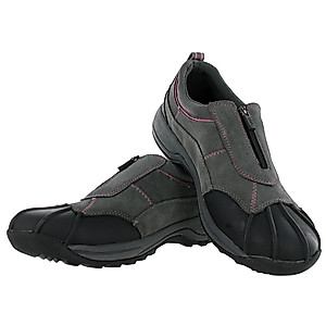 Ryka Terrain Zip Womens Shoes Size 9.5, Color: Grey/Black/Pink
