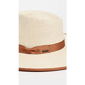 Brixton womens Jo Straw Rancher Fedora, Natural, X-Small US