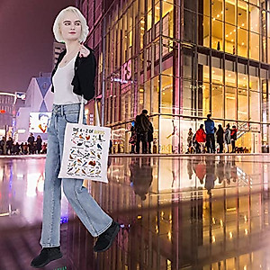 VAMSII Bird Lover Birdwatching Tote Bag The A to Z of Birds Birdwatcher Birder Gift Ornithology Tote Bag (A to Z of Birds Tote Bag)