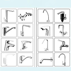 Faucet Extender Silicone Faucet Cover Faucet Extender for Toddlers Babies Kids Children (blue+green)