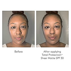 Colorescience Total Protection Sheer Matte SPF 30 Sunscreen Brush For Oily and Acne-Prone Skin, Unscented 0.15 Ounce