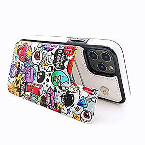 Unique-Custom-Gift Personalized Photo Flip Leather Wallet Case with Card Holder For Apple iPhone 7 8 Plus SE2 XR XS 11 12 13 14 Pro Max, Customize Picture Text PU Kickstand Double Magnetic Cover