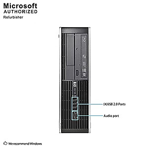 HP Elite Desktop Computer Package - Windows 10 Professional, Intel Quad Core i5 3.2GHz, 8GB RAM, 500GB HDD, 22inch LCD Monitor, Keyboard, Mouse, WiFi (Renewed)