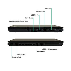 Lenovo ThinkPad T450S 14, Core i7-5600U 2.6GHz, 12GB RAM, 1TB Solid State Drive, Windows 10 Pro 64Bit, (RENEWED)