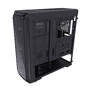 Zalman i3 Edge ATX Mid Tower Computer Case Gaming PC Case, Includes 4X 120mm White LED Fans, Acrylic Side Window, High Airflow Mesh Panel, USB 3.0,Black