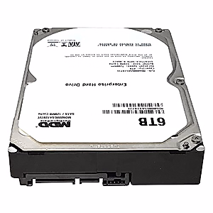 MaxDigitalData (MD6000GSA12872E) 6TB 7200RPM 128MB Cache SATA 6.0Gb/s 3.5-inch Internal Hard Drive (Enterprise Grade) - 3 Years Warranty