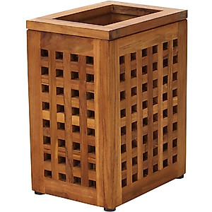 AquaTeak Grate Waste Basket