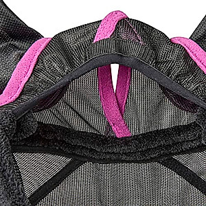 WeatherBeeta ComFiTec Deluxe Durable Mesh Mask with Ears, Grey/Purple, Cob