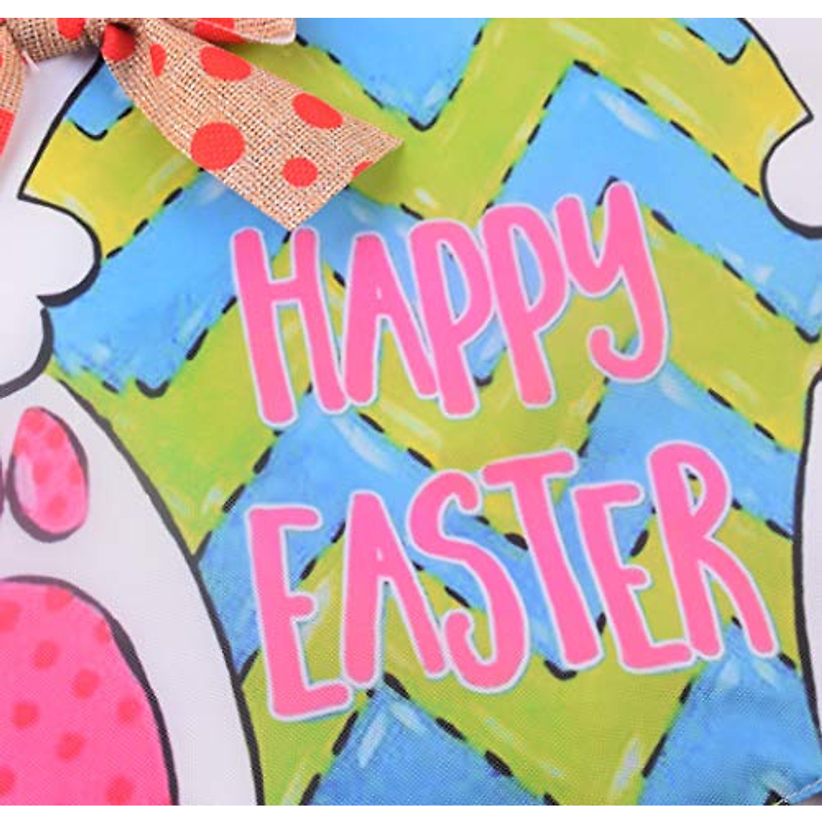Spring Super Easter Bunny Eggs Garden Flag Welcome Home banner Double Sided Home decor Yard Garden Outdoor holiday Decorating 28" x 40"
