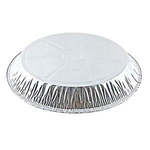 Handi-Foil 12" Aluminum Foil Pie Pan Extra-Deep Disposable Tin Plates (Pack of 12)