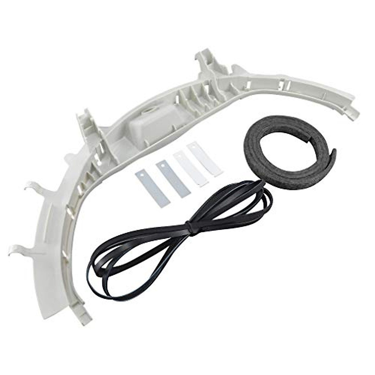 WE49X20697 Dryer Bearing Kit Compatible with GE Dryer Contains Top Bearing WE3M26 Drum Felt WE9M30 (WE09X20441) Drive Belt WE12M29 Bearing Slides WE1M1067 (WE1M481) Glide Slides WE1M504 (WE1M333)