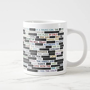 Banned Books Coffee Mug A Book Worth Banning Is A Book Worth Reading Tea Cups I'm With Banned Mugs Librarian Gifts For Teacher Book Lover Bookworm 11-15oz Eagle HBD