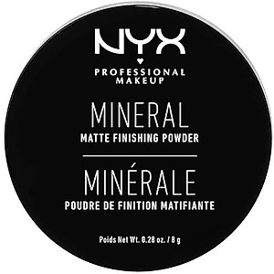 NYX PROFESSIONAL MAKEUP Mineral Matte Finishing Powder, Loose Setting Powder - Light/Medium