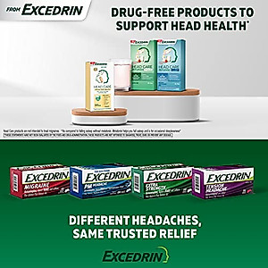 Excedrin Head Care Proactive Health Dietary Supplement - 110 Count and Head Care Replenish Plus Focus Drink Mix from 24 Packets Convenience Pack