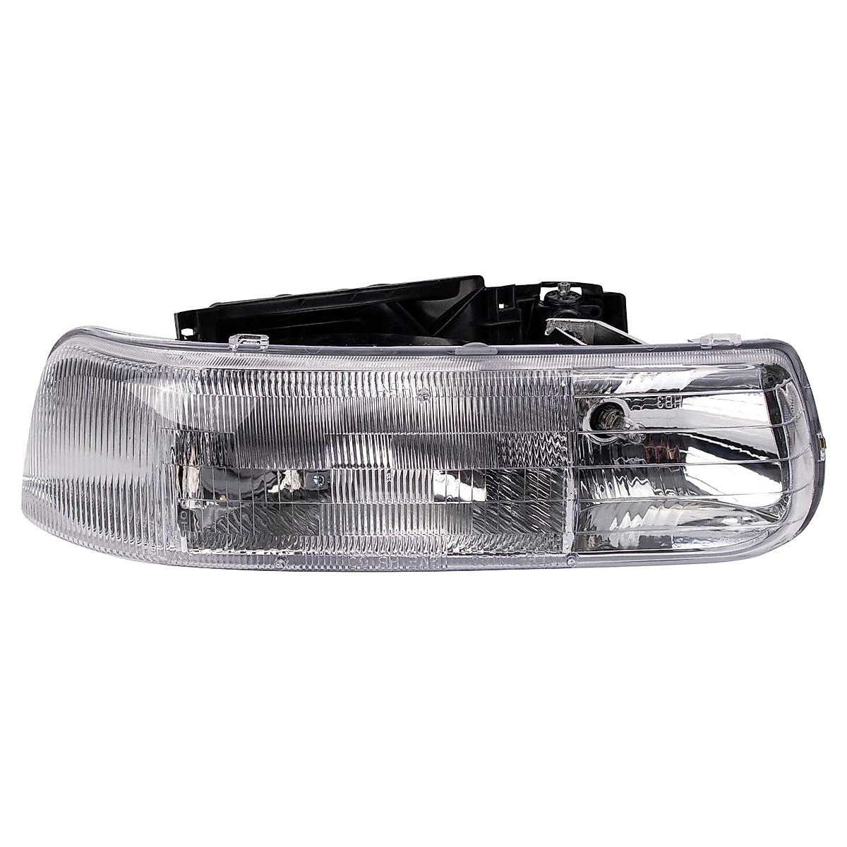 TRQ HLA95294 (2 Piece) OE Factory Style Replacement Headlights Assembly Set Driver and Passenger Side Compatible with 1999-2002 Chevrolet Silverado 1500 2500 01-02 Silverado 3500 00-06 Suburban Tahoe