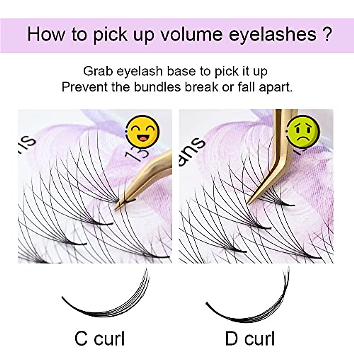 NAGARAKU Premade Fans Eyelash Extensions 320 Fans 5D Volume 0.07mm D curl 9-14mm Mix Tray Sharp Narrow Stem Clusters Thin Pointy Base Russian Pre Fanned Fluffy Matte Black